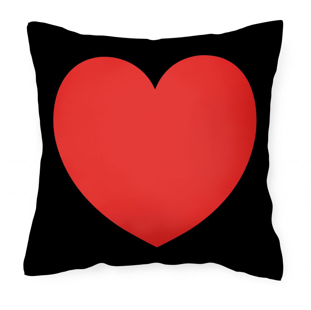 Cojín TLA Sublimado Corazón Rojo