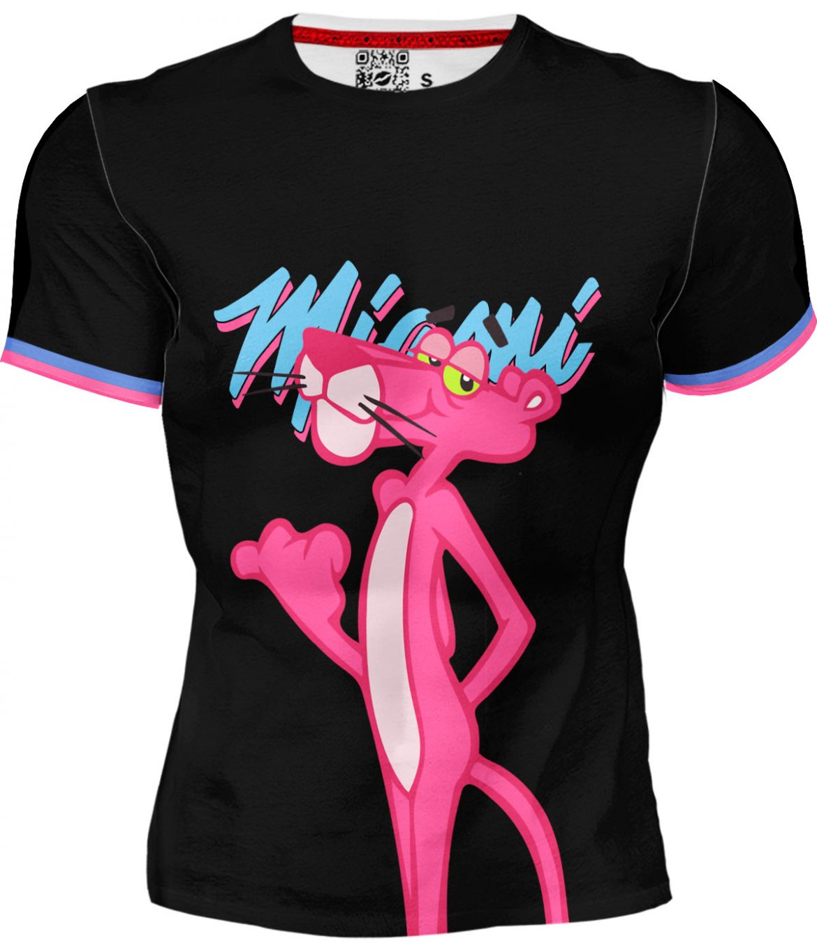 Playera Full Print Pink Panther Pantera Rosa Miami