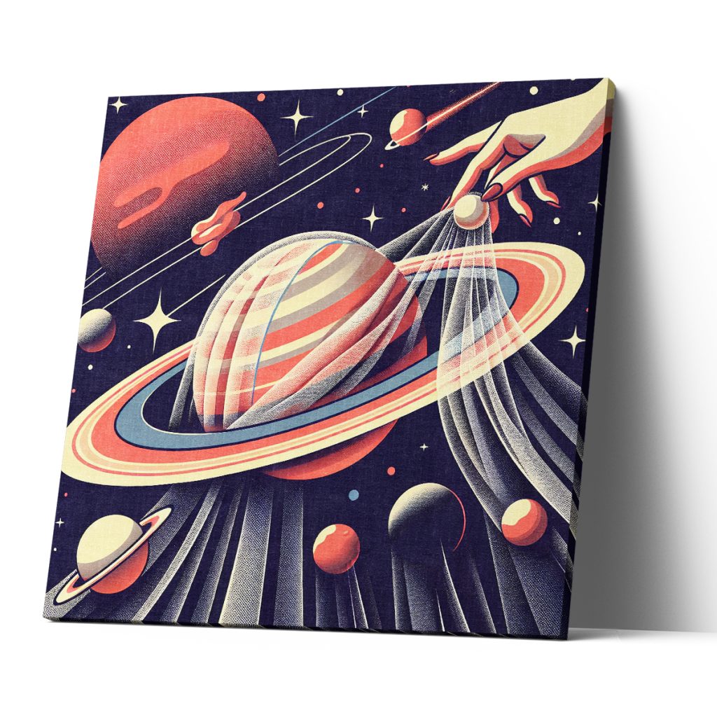 Cuadro Canvas Planetas Scene